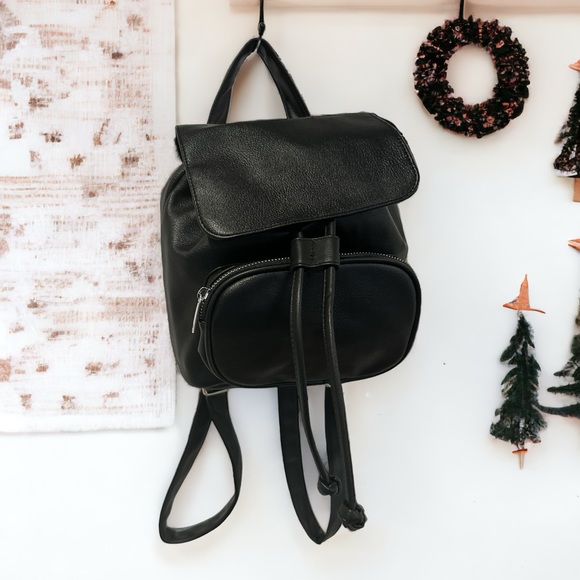 wild fable | Bags | Wild Fable Black Faux Leather Mini Backpack | Poshmark